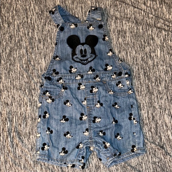 Disney | Bottoms | Disney At Primark Kids Blue Denim Mickey Mouse ...